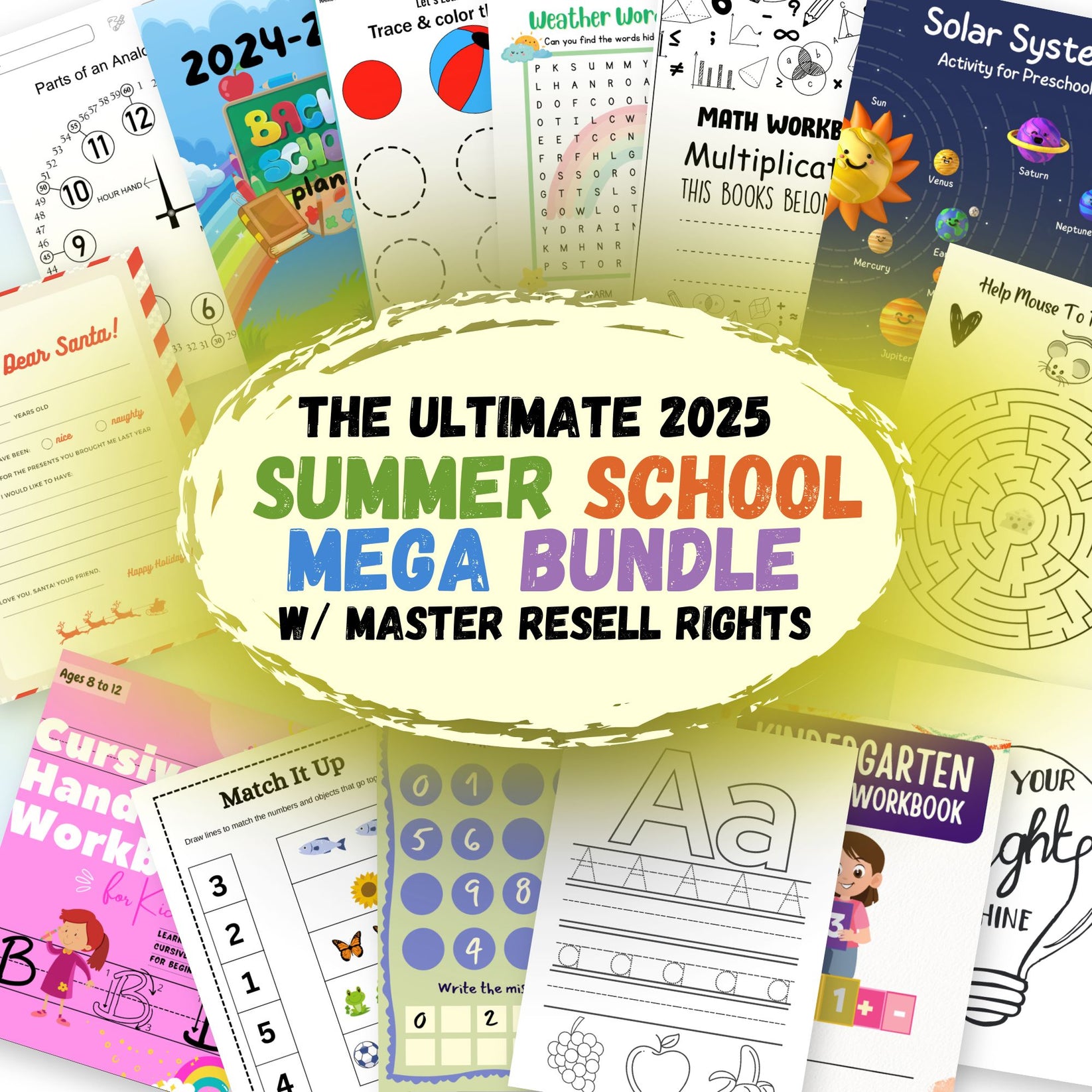 The Ultimate 2025 SUMMER SCHOOL Mega Bundle - Digital Download Activit – DL